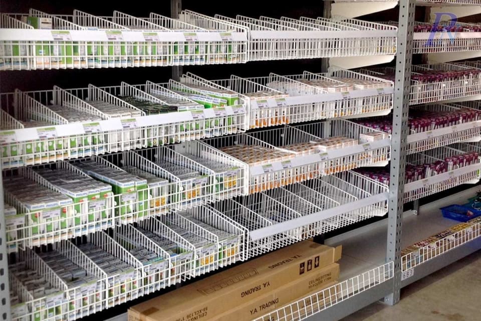 Basket-locks-rack » ชั้นวางสินค้า PN