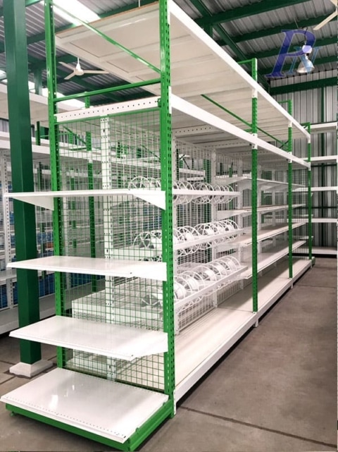 Wire-spool-green-rack » ชั้นวางสินค้า PN