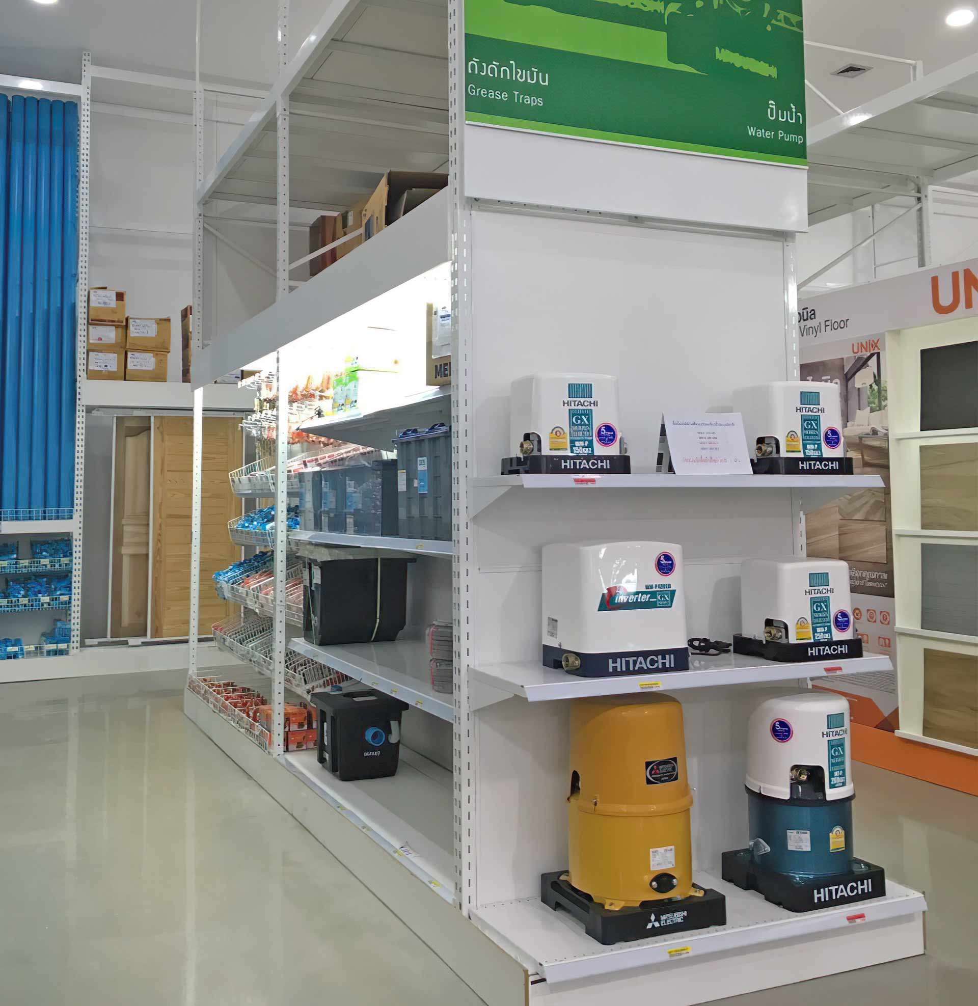 water-pump-product-display-rack-shelf-Homesukkapan-Store » ชั้นวางสินค้า PN