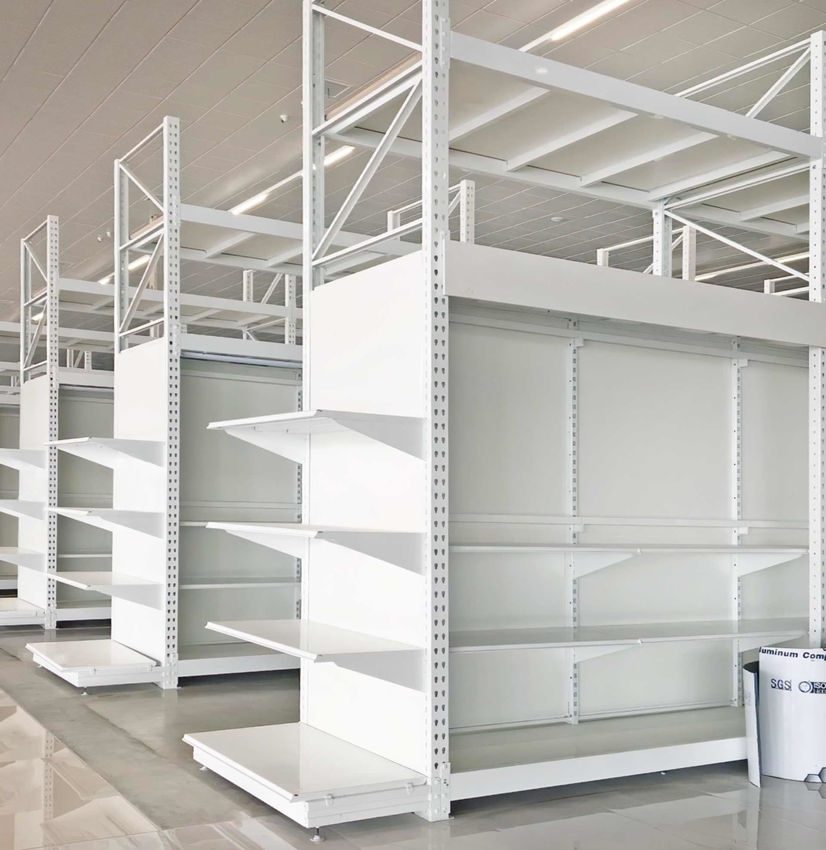 white-integrated-shelf-rack-Hayak-Group » ชั้นวางสินค้า PN