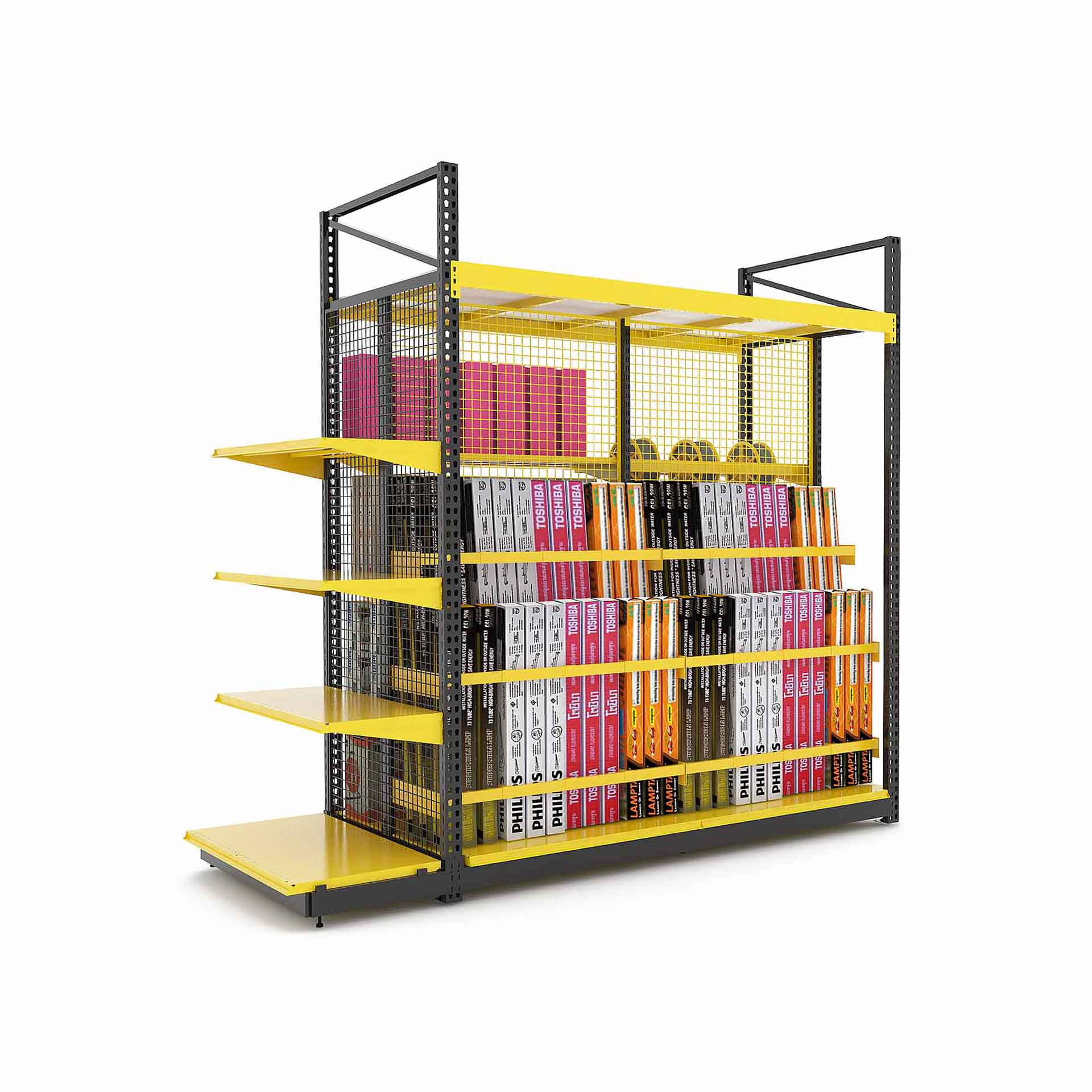 ชั้นวางสินค้าฮาร์ดแวร์ ชั้นวางเครื่องมือช่าง » PN Steel