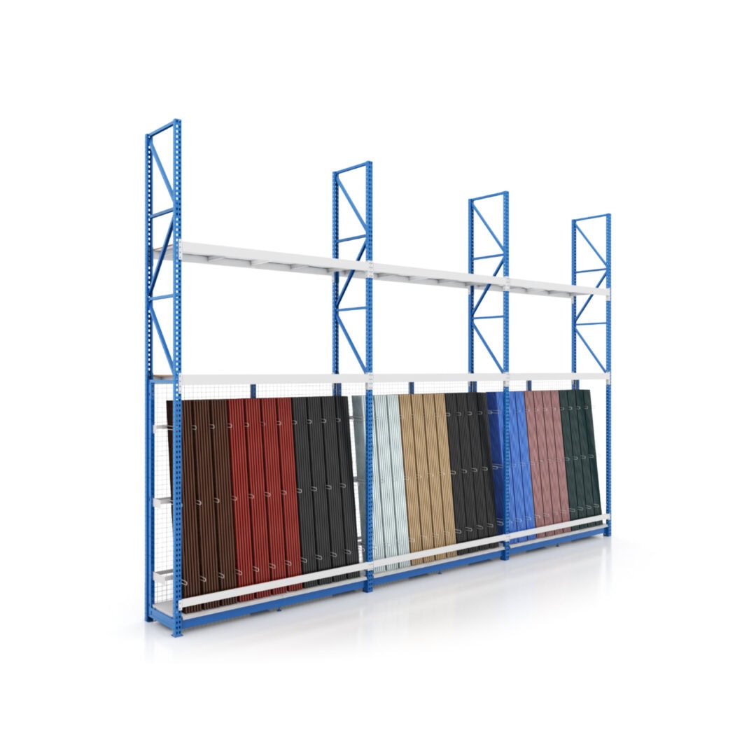 ชั้นวางวัสดุก่อสร้าง แร็คครอบเชลฟ์ร้านวัสดุก่อสร้าง | PN Steel